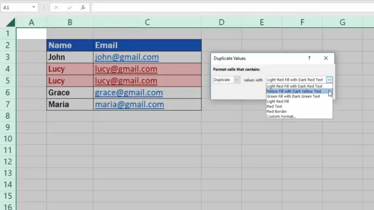 How to Find Duplicates in Excel