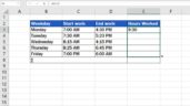 How to Calculate Hours Worked in Excel