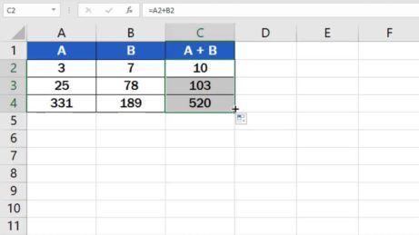 How to Add Numbers in Excel (Basic way)