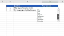 How to Create Drop-Down List in Excel