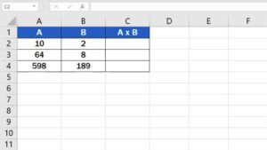 How to Multiply Numbers in Excel (Basic way)
