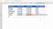 How to Calculate Hours Worked in Excel (Midnight Span)