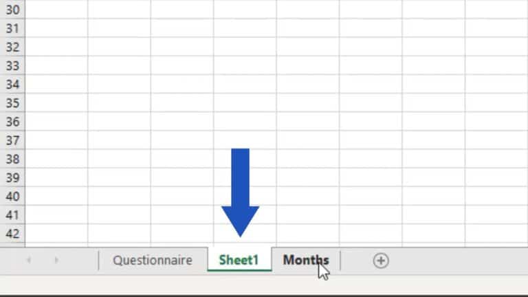 How to Insert Sheet in Excel