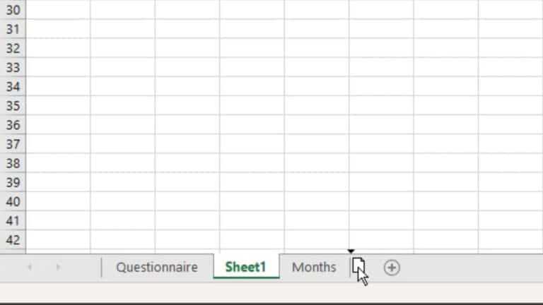 How to Insert Sheet in Excel