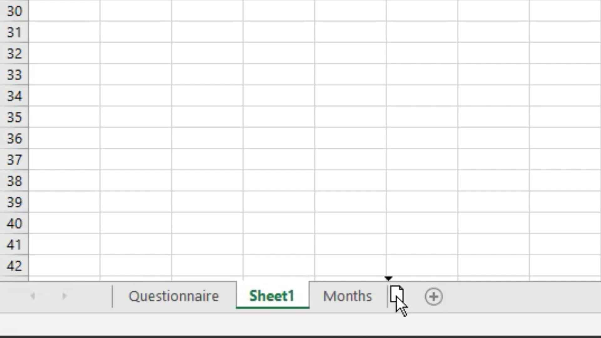 How to Insert Sheet in Excel