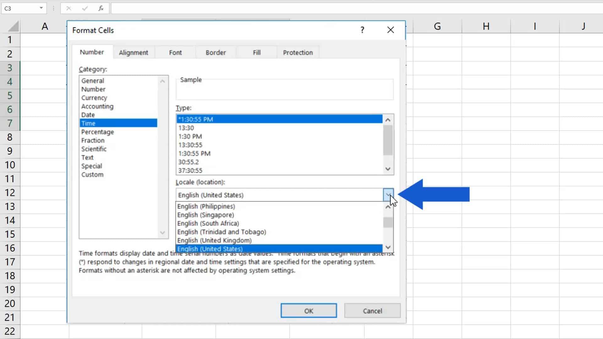How to Insert and Format Time in Excel