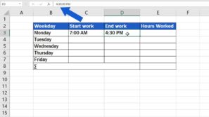 How to Insert and Format Time in Excel