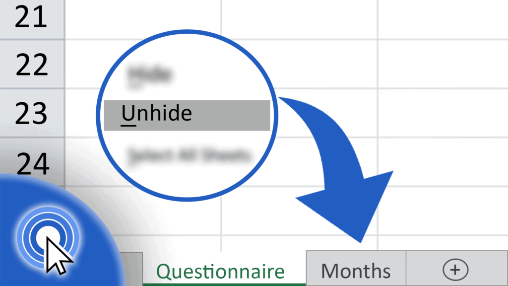 How to Unhide Sheets in Excel