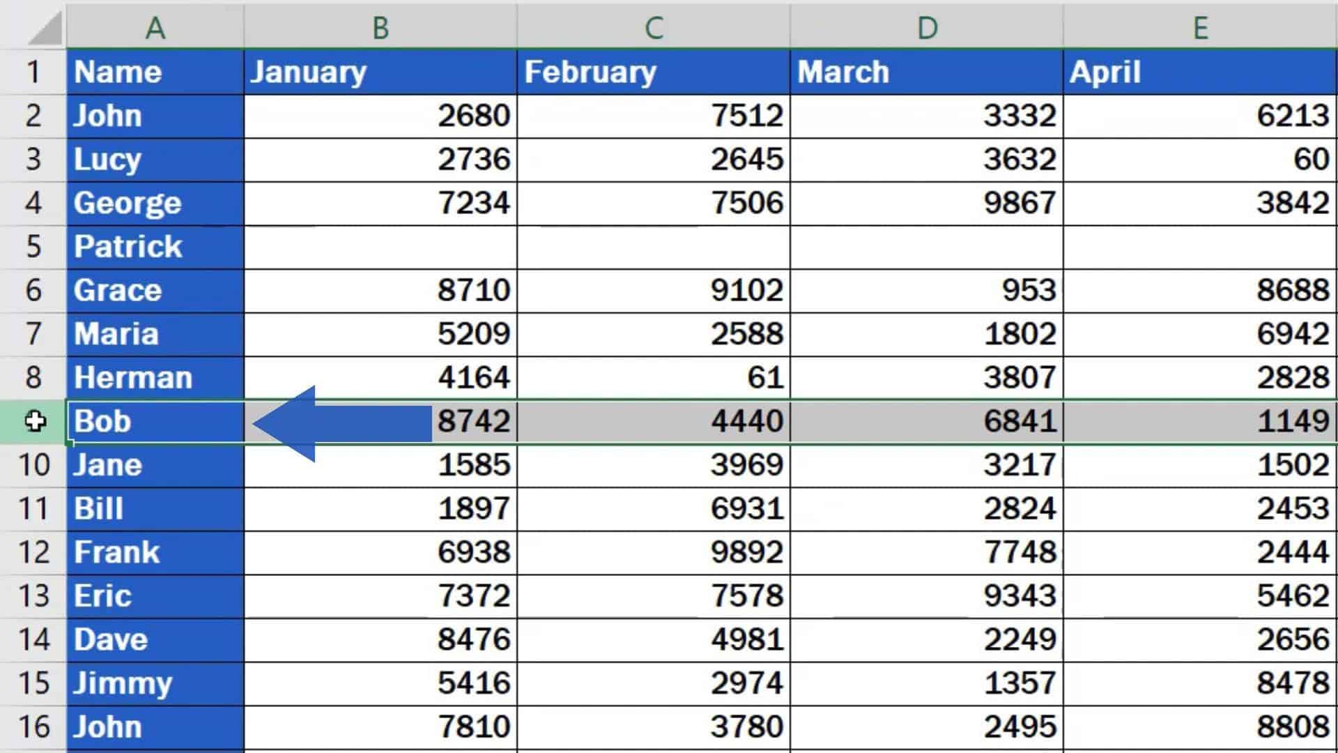 How to Insert Row in Excel