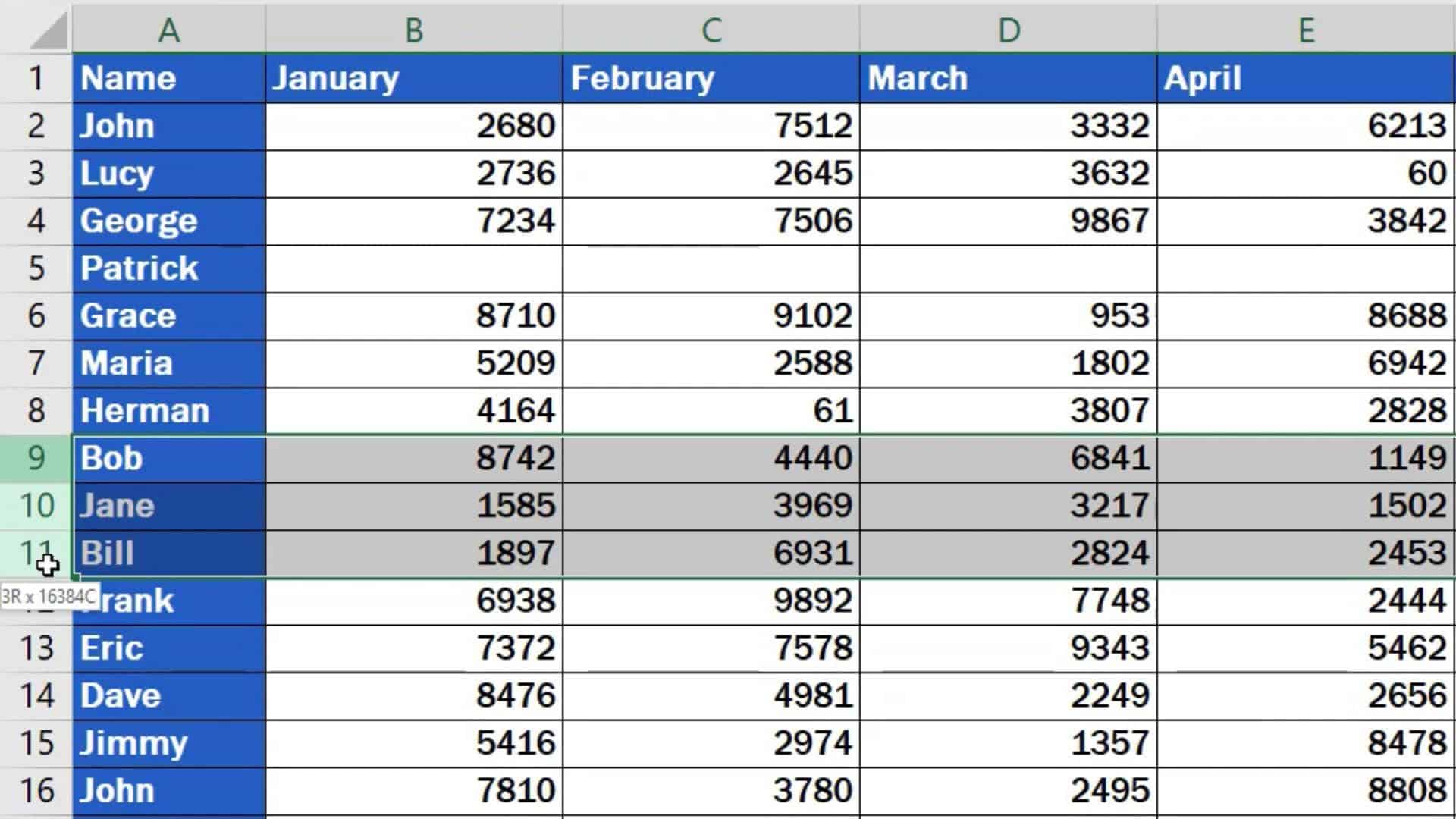How to Insert Row in Excel