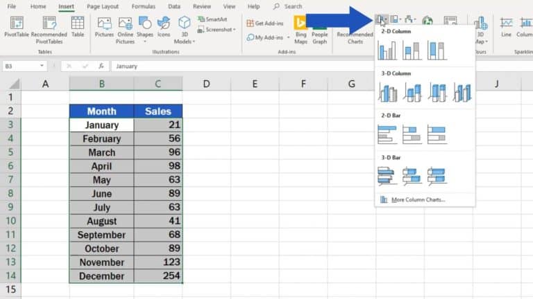 How to Make a Bar Graph in Excel