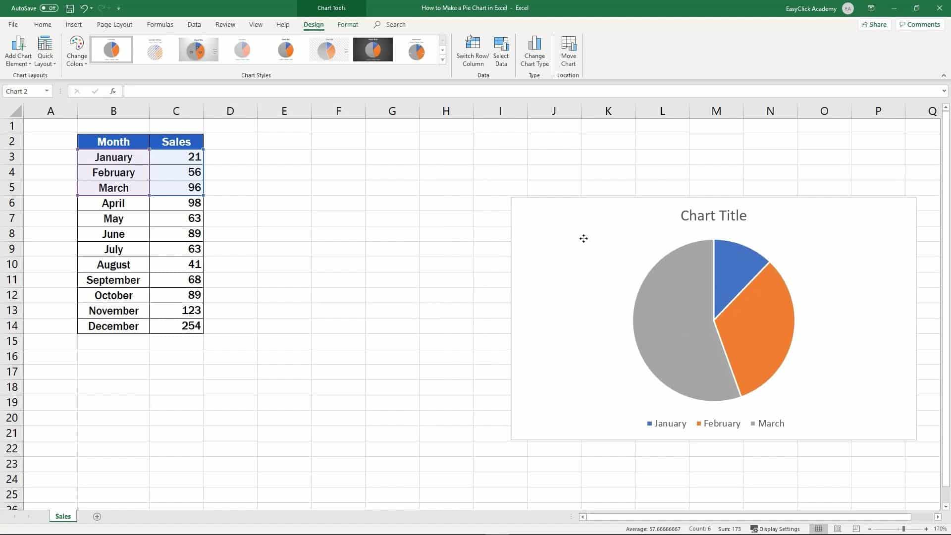 How to Make a Pie Chart in Excel