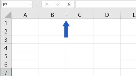 How to Change the Width of a Column in Excel