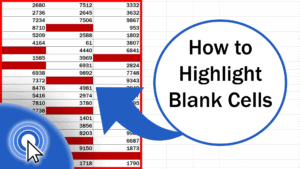 How to Highlight Blank Cells in Excel (Conditional Formatting)
