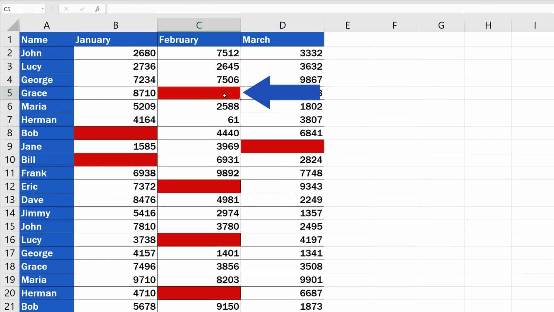 How to Highlight Blank Cells in Excel (Conditional Formatting)
