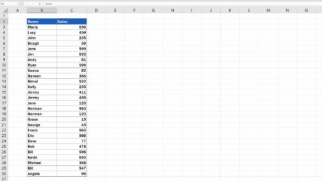 How to Sort Alphabetically in Excel