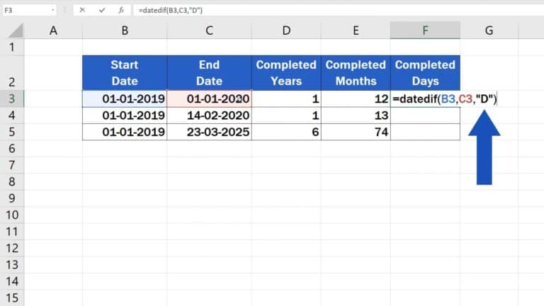 How to Calculate Difference Between Two Dates in Excel