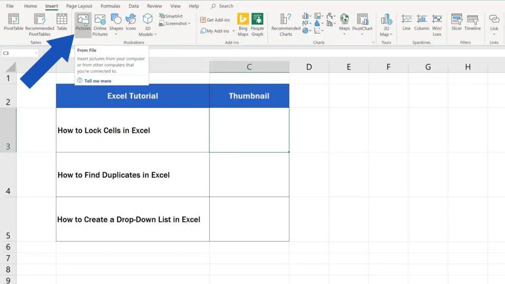 How To Insert Image In Excel Cell