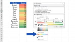 How to Use Color Scales in Excel (Conditional Formatting)