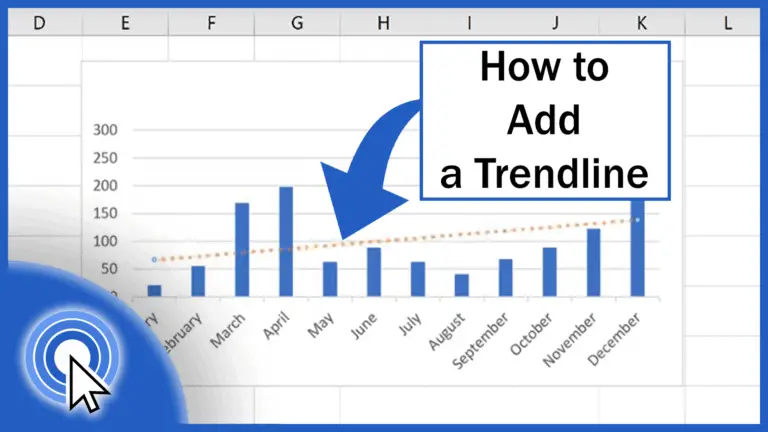 How To Add A Trendline In Excel 