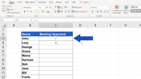 How to Insert a Symbol in Excel