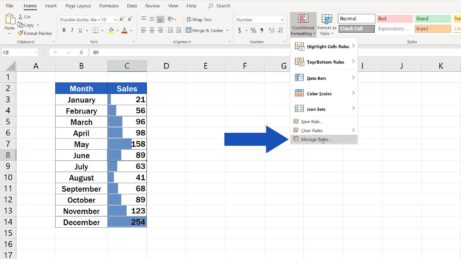 Try out Data Bars in Excel for clear graphical data representation