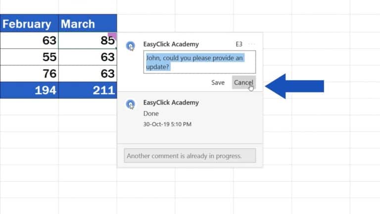How to Insert Comment and Note in Excel
