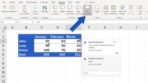 How to Insert Comment and Note in Excel