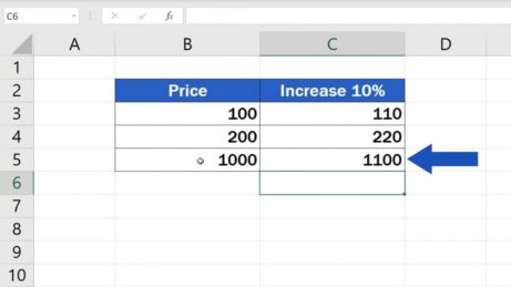 How to Calculate Percentage Increase in Excel