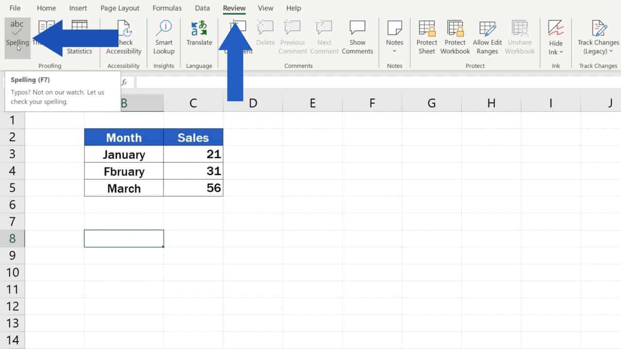 How To Check Spelling In Excel And Avoid Typos