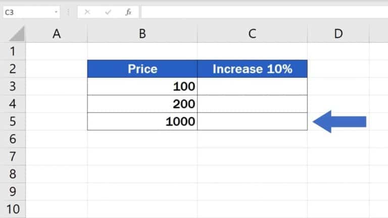 How to Calculate Percentage Increase in Excel