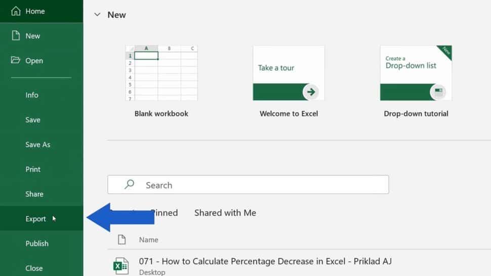 How to Convert an Excel File into PDF