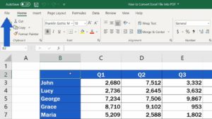 How to Convert an Excel File into PDF