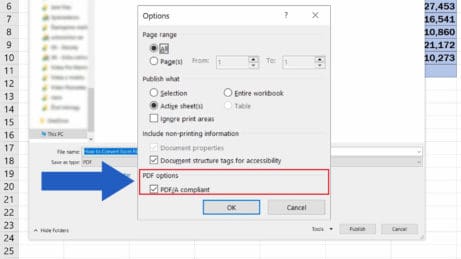 How to Convert an Excel File into PDF