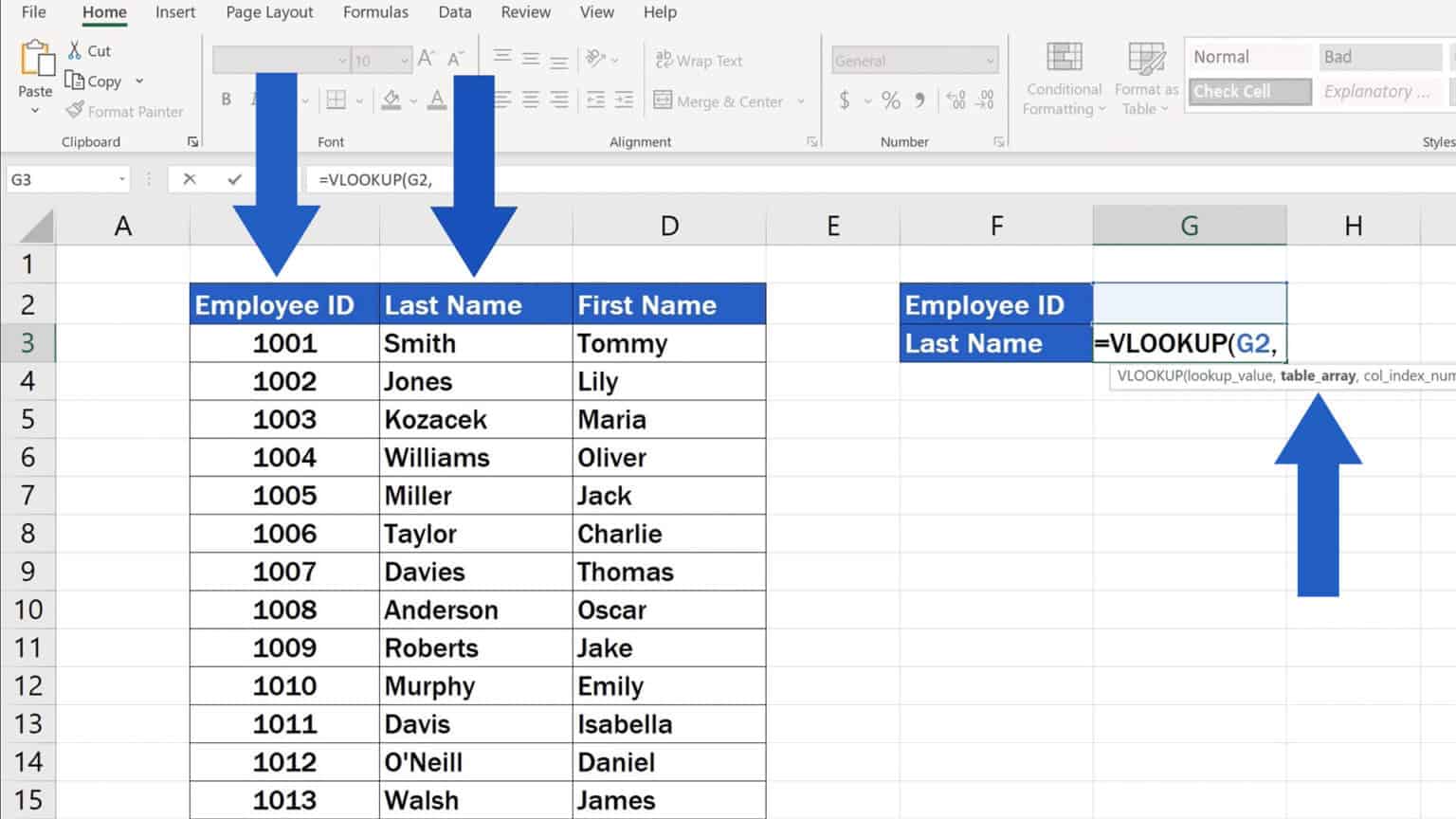 How to Use the VLOOKUP Function in Excel (Step by Step)