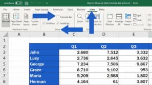 How to Show or Hide the Formula Bar in Excel