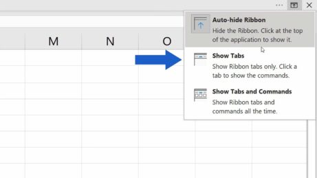 How to Show or Hide the Ribbon in Excel (Quick and Easy)