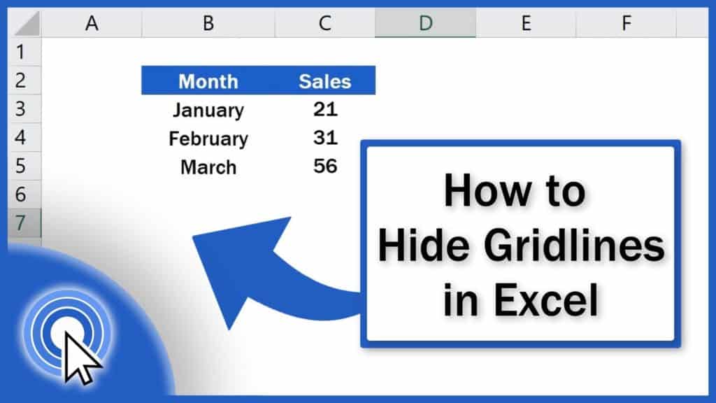 How to Hide Gridlines in Excel
