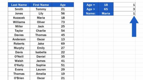 How to Use the COUNTIF Function in Excel