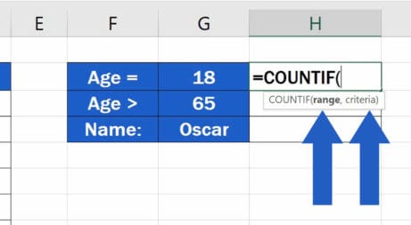 How to Use the COUNTIF Function in Excel