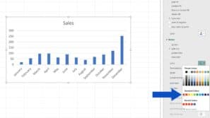 How to Change Chart Colour in Excel