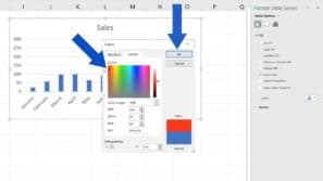 How to Change Chart Colour in Excel