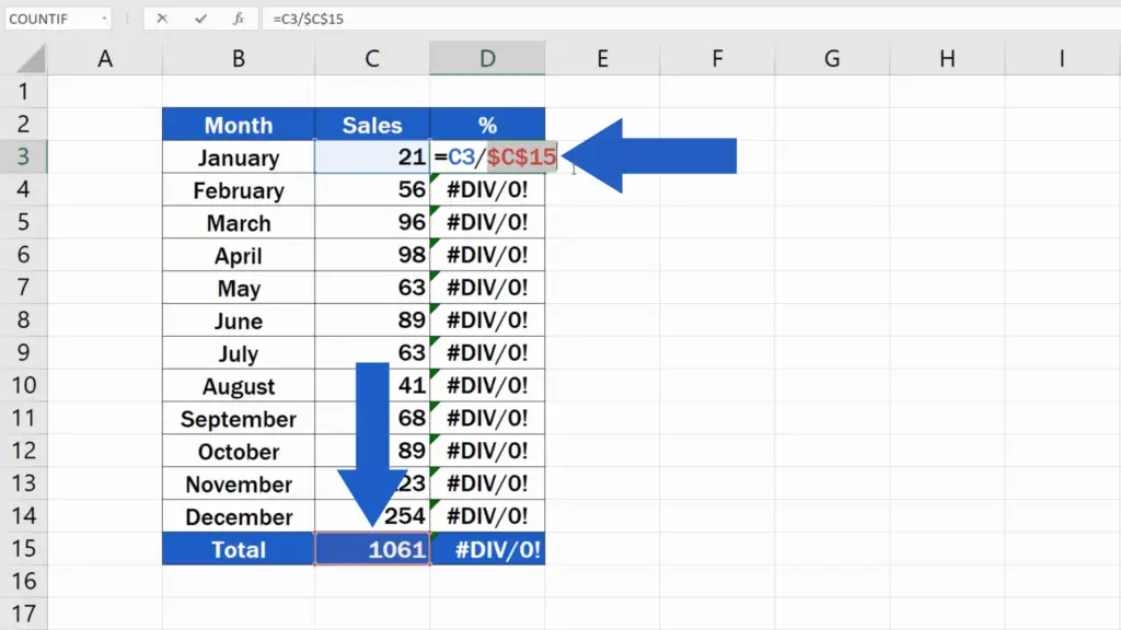 How To Use Absolute Cell Reference In Excel