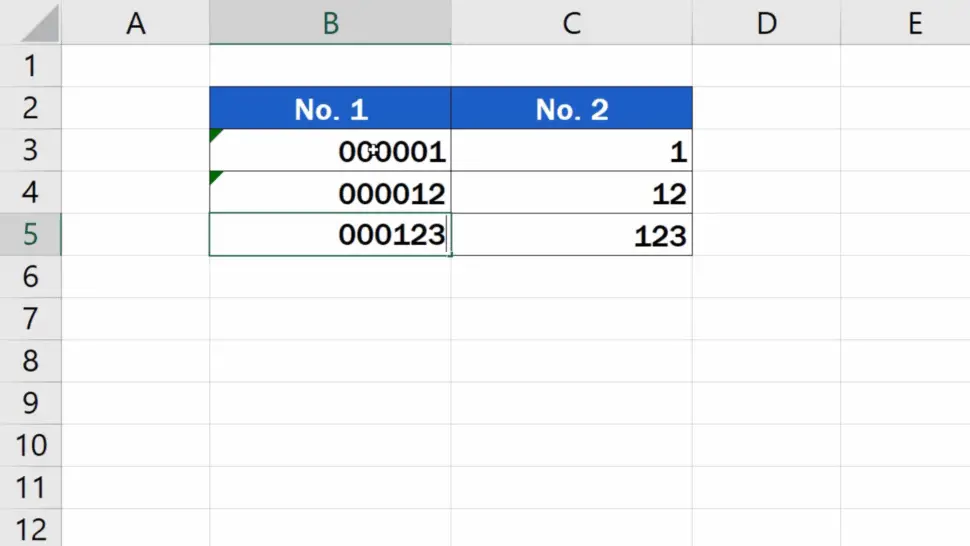 How to Add Leading Zeros in Excel (Two Most Common Ways)