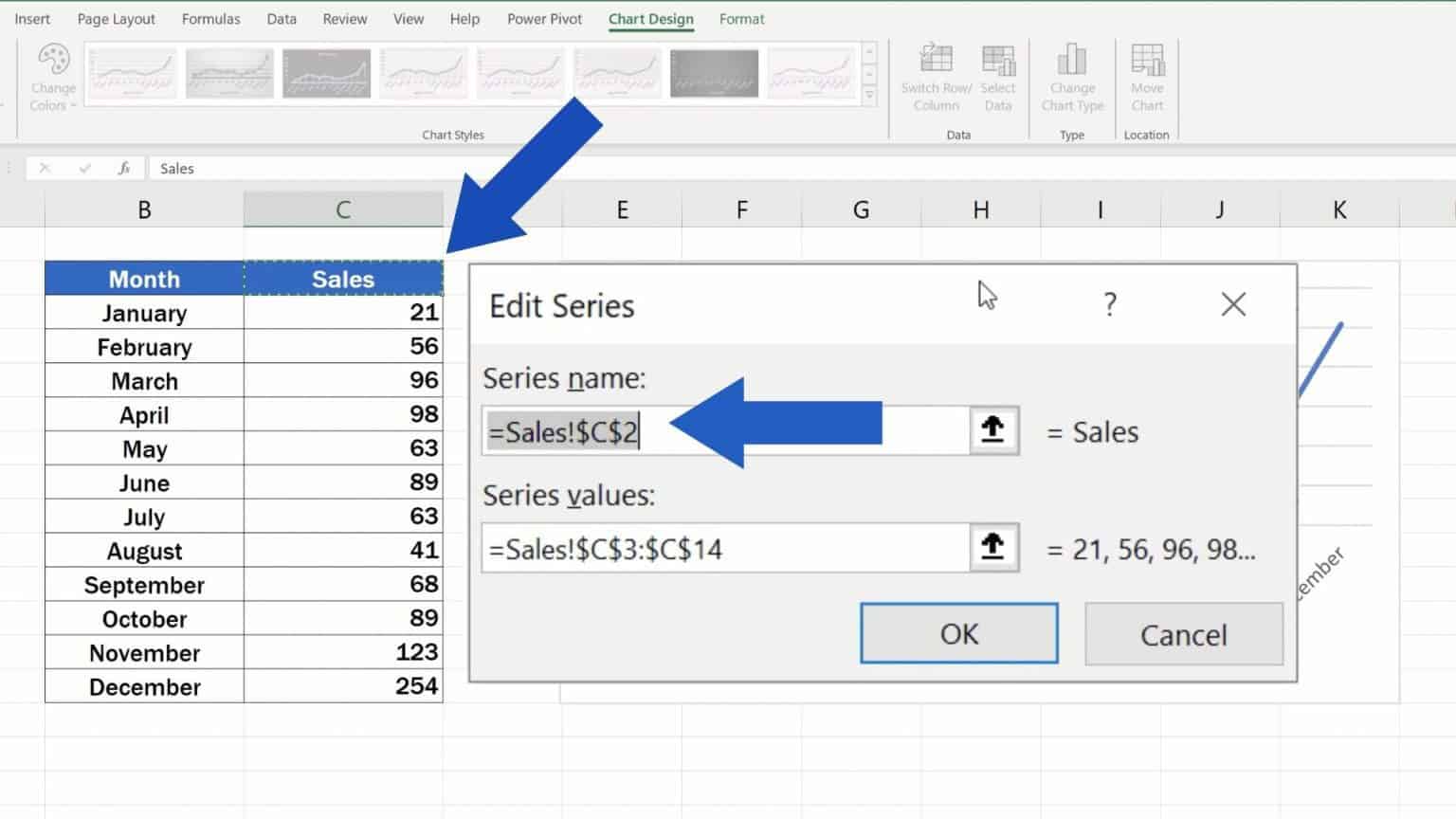 How to Rename a Legend in an Excel Chart