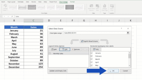 How to Rename a Legend in an Excel Chart