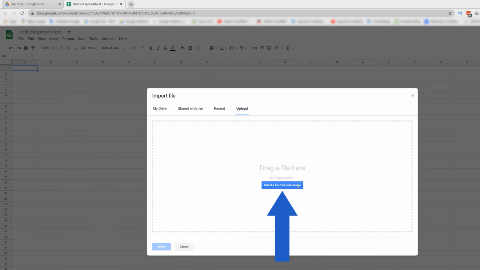 How to Convert Excel to Google Sheets