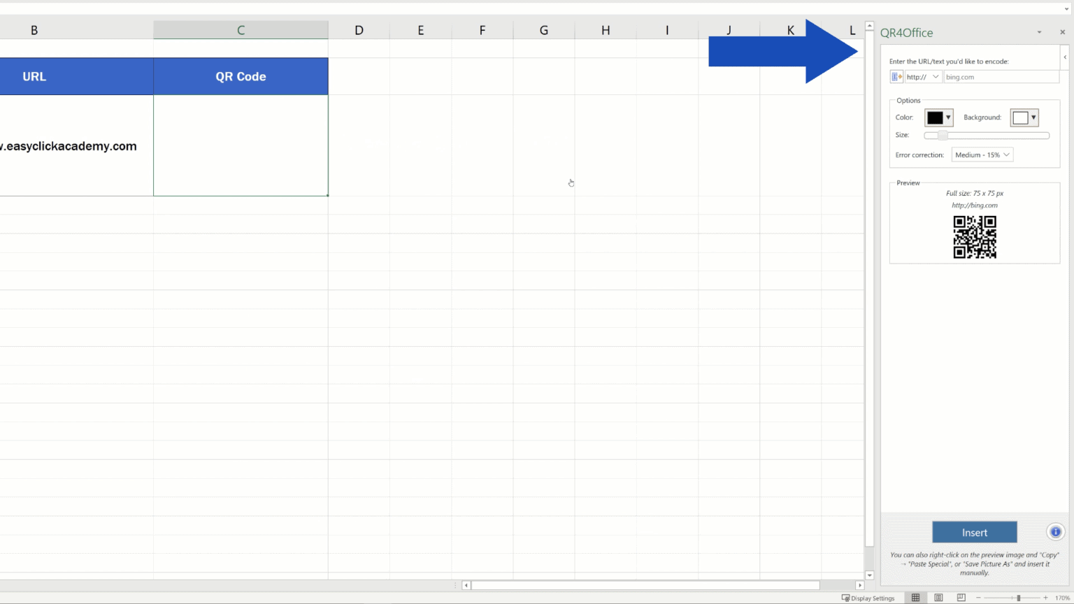 How to Create a QR Code in Excel