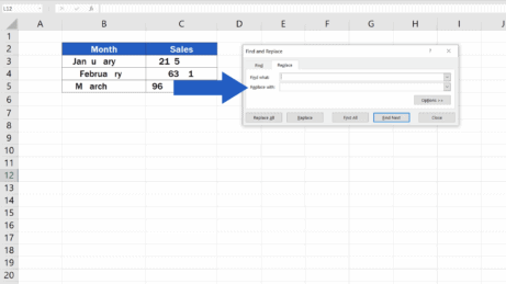 How to Remove Spaces in Excel