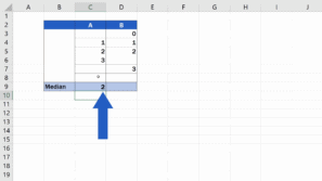 How to Calculate the Median in Excel